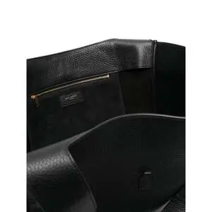 Saint Laurent Calf Leather Cassandre Logo Shoulder Bag