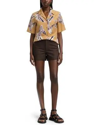 Paul Smith Printed Cotton And Silk Shirt
