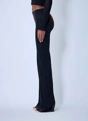 JEAN PAUL GAULTIER Body Dust Print Mesh Pants - Black