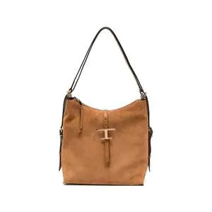 TOD'S TOD'S Braided Trim Tote Bag Cream