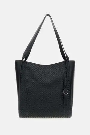 Bottega Veneta Corriere Soft Leather Intrecciato Tote Bag - Multicolor