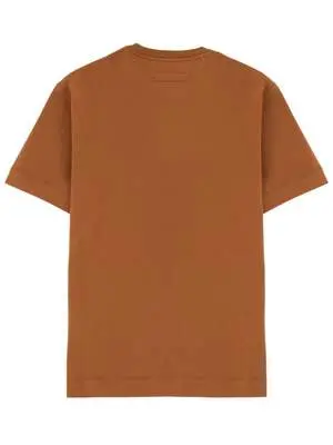 Zegna T-shirt With Logo - Brown