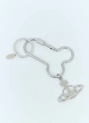 VIVIENNE WESTWOOD Carabiner Keyring With Orb Pendant