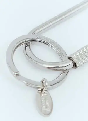VIVIENNE WESTWOOD Carabiner Keyring With Orb Pendant