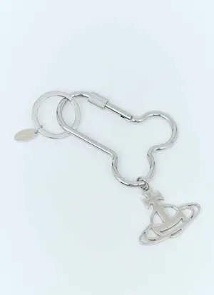 VIVIENNE WESTWOOD Carabiner Keyring With Orb Pendant