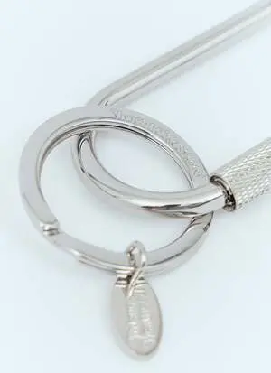 VIVIENNE WESTWOOD Carabiner Keyring With Orb Pendant