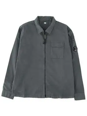 C.P. COMPANY Zippered Overshirt - Gray