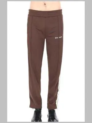 Palm Angels Pantalone Track Classic Logo - Brown