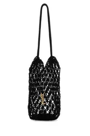 Saint Laurent Mesh Cassandre Bucket Bag