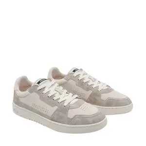 Axel Arigato Suede And Leather Low-top Sneakers - Cream