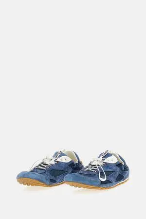 Bottega Veneta Orbit Flash Suede And Nylon Sneakers - Multicolor