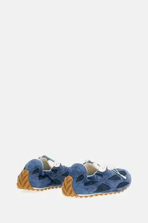Bottega Veneta Orbit Flash Suede And Nylon Sneakers - Multicolor