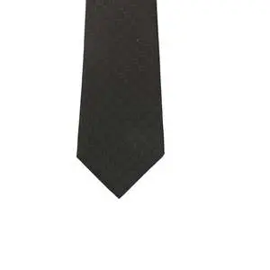 Gucci Monogrammed Silk Neck Tie With Bee Motif