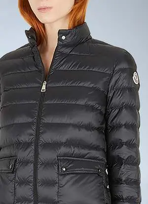 Moncler Lans Short Down Jacket - Black