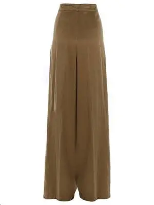Dries Van Noten Wide Leg Tailored Trousers - Brown