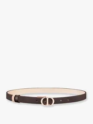 Dior Cd 30 Montaigne Leather Belt - Multicolor