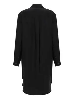 JW Anderson Tuxedo Drape Midi Dress