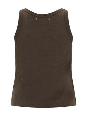 GOLDEN GOOSE Linen Camisole