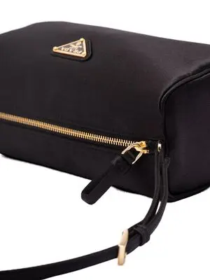 Prada Satin Mini Bag With Top Handle And Gold-tone Hardware - Multicolor