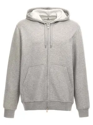 Brunello Cucinelli Zip Up Hoodie - Gray