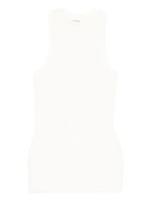 LISA YANG Amya Ribbed Cotton And Cashmere Top - Multicolor