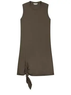 JW Anderson Mini Dress With Knot Detail - Green
