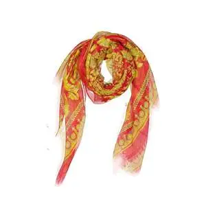 Versace Foulard Square Scarf - Red