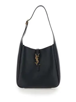 Saint Laurent Leather Shoulder Bag - Black