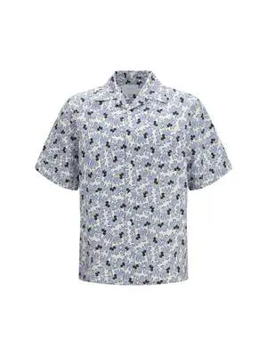 Prada Cotton Shirt With Floral Print - Multicolor