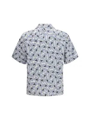 Prada Cotton Shirt With Floral Print - Multicolor