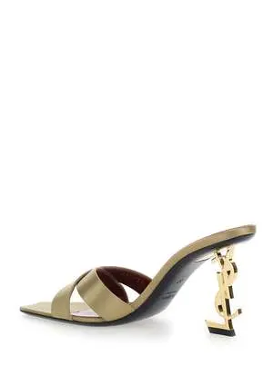 Saint Laurent Opyum 85 Sandals With Heel - Multicolor