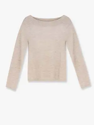 Max Mara MAX MARA Cashmere Sweater With Removable Band Cream