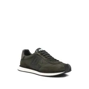 Dolce & Gabbana Low-top Suede And Calfskin Trainers - Green