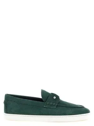 CHRISTIAN LOUBOUTIN Chambeliboat Loafers - Green