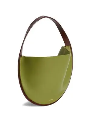 JIL SANDER Pivot Leather Hobo Bag - Multicolor