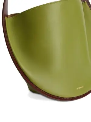 JIL SANDER Pivot Leather Hobo Bag - Multicolor
