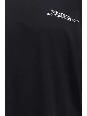 Off-White Patterned Long-sleeve T-shirt