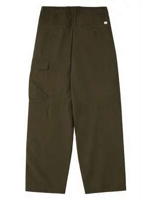 C.P. COMPANY Cargo Pants With Logo Patch - Green