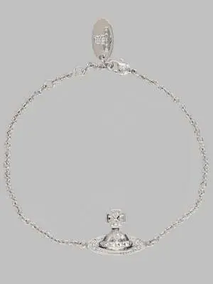 VIVIENNE WESTWOOD Orb Pendant Chain Bracelet - Silver