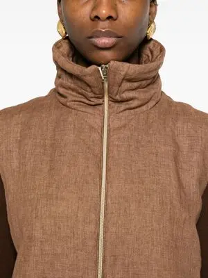 Herno Sleeveless Zip Up Vest - Multicolor