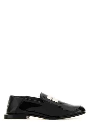 Givenchy Leather Label Loafers - Black