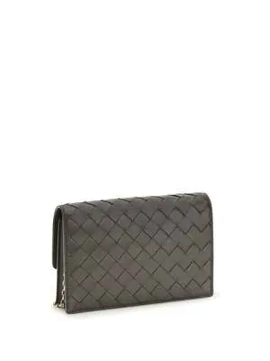 Bottega Veneta Andiamo Pouch On Chain - Brown