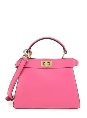 Fendi FENDI Peekaboo ISeeU Petite Handbag Pink