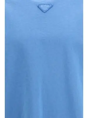 Prada Cotton T-shirt - Blue