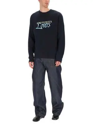 JW Anderson Anonymous Lovers" Sweatshirt - Black