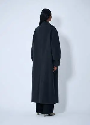 TOTEME Double-breasted Wool-blend Coat - Gray