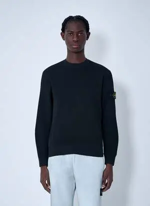Stone Island Waffle-knit Crewneck Sweater