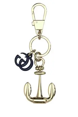 Gucci Platinum Metal Key Ring