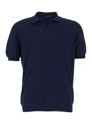 Tagliatore Short Sleeve Polos For Men