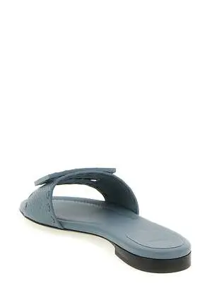 Fendi Baguette Slides - Blue